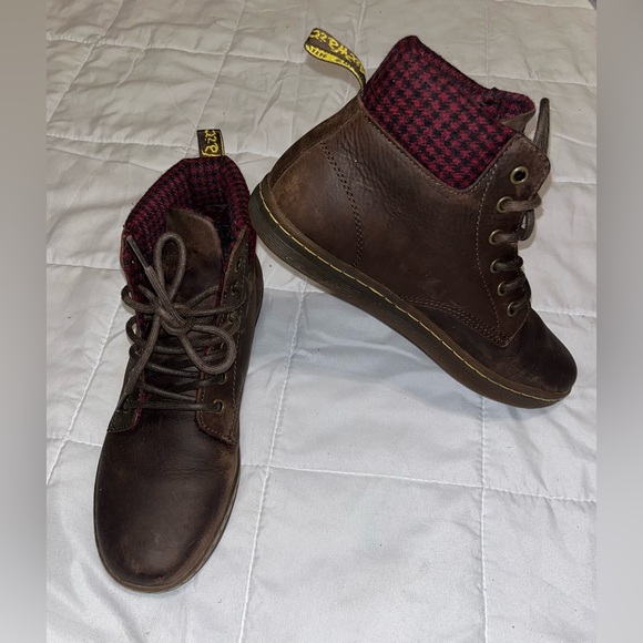 Dr. Martens | Shoes | Womens Dr Doc Martens Maelly Boots Brown Leather ...